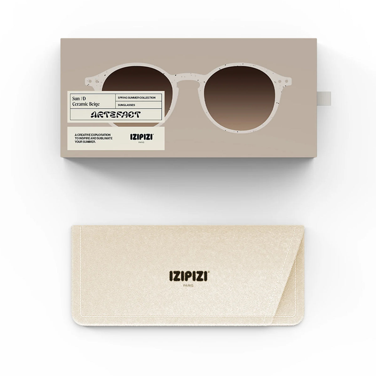 【IZIPIZI】#D ARTEFACT SUN / Ceramic Beige – TOKIS